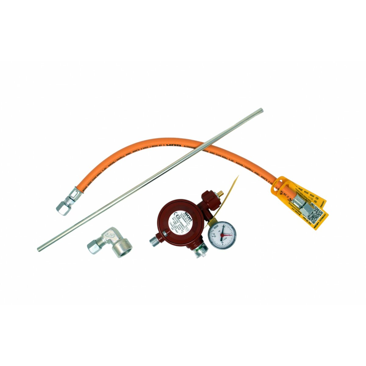 GOK Herdanschluss-Set Basic mit Niederdruckregler 50 mbar - lpgparts2 GOK Herdanschluss-Set Basic mit Niederdruckregler 50 mbar - lpgparts2